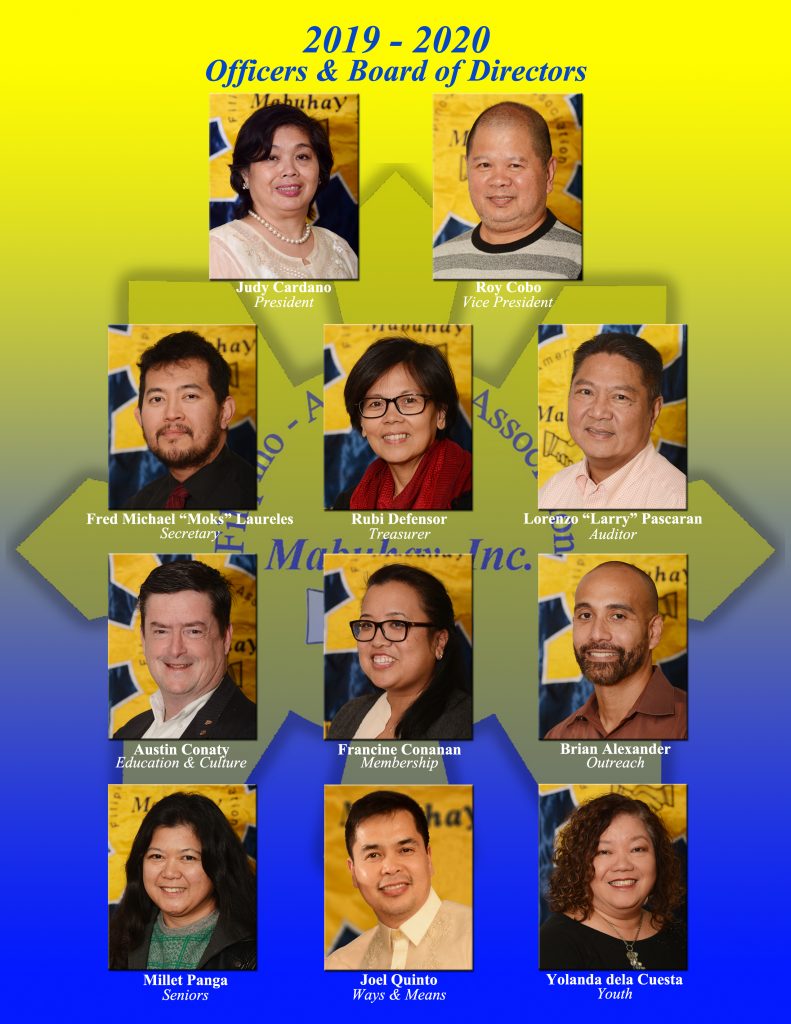 Board Of Officers 2019-2020 – Mabuhay, Inc.