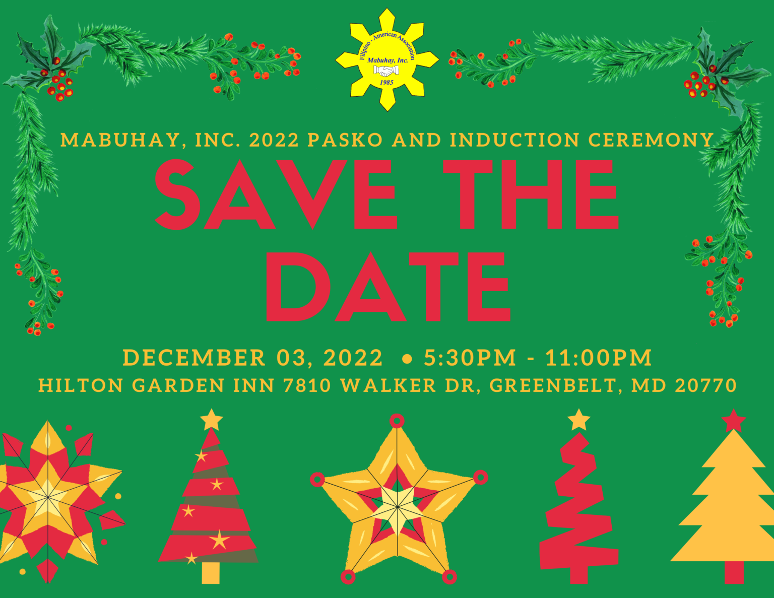 Pasko 2022 Save the Date – Mabuhay, Inc.
